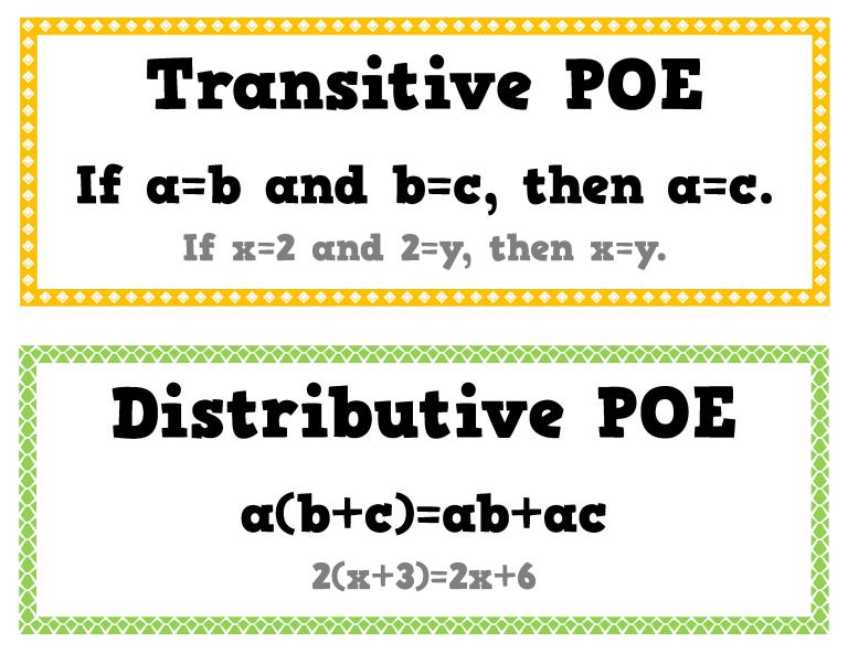 Classroom Posters – Math by the Mountain