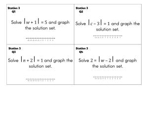 absolute value equations word problems – Math by the Mountain