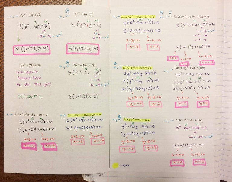 How I Teach Factoring Trinomials – Math by the Mountain