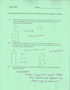 How I Teach Factoring Trinomials – Math by the Mountain