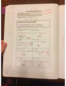 Algebra 1 – Unit 1 INB Pages | The Foundations of Algebra – Math by the ...