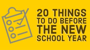 20 Things to Do Before the New School Year: BTS Checklist – Math by the ...