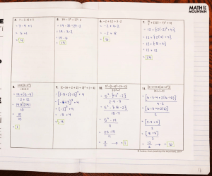 Algebra 1 – Unit 1 Interactive Notebook Pages | The Foundations of ...