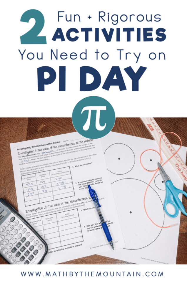 Fun and Rigorous Activities You Need to Try on Pi Day – Math by the ...
