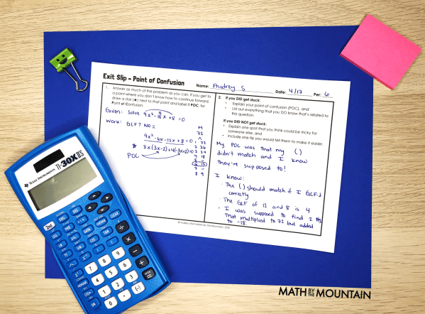 5 Reasons you Should be Using Exit Tickets in your Middle & High School ...