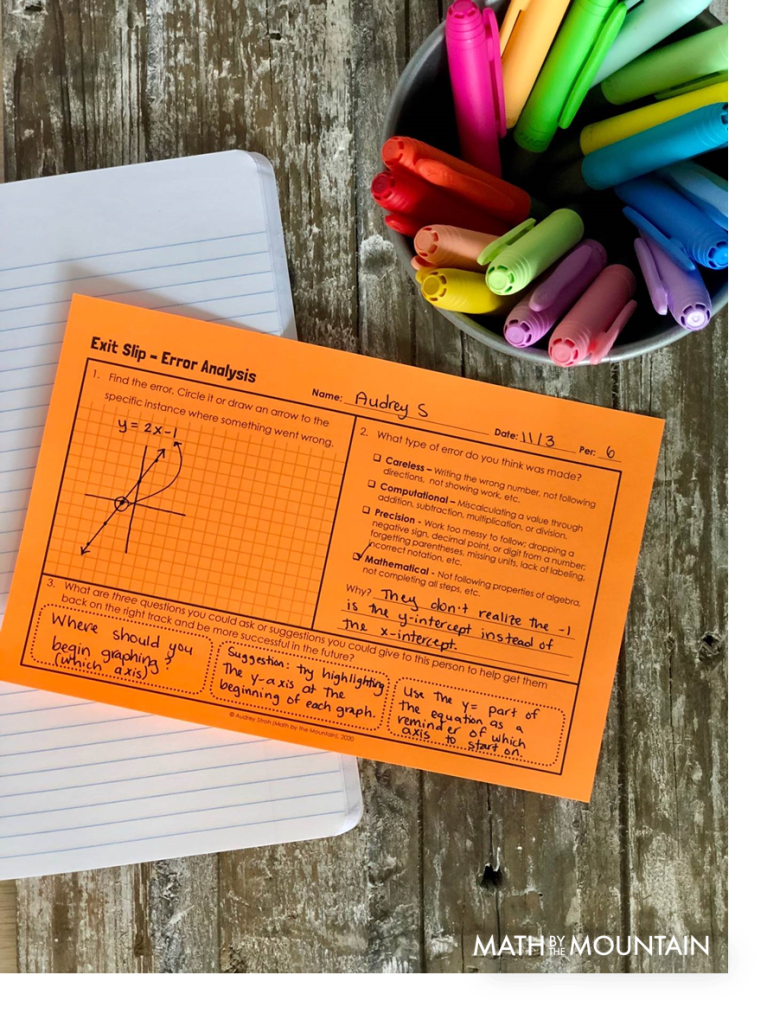 How Often Should I Use an Exit Ticket? A Secondary Math Teacher ...